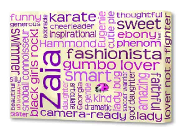 Custom Word Art | Personalized Quote & Text Wall Decor